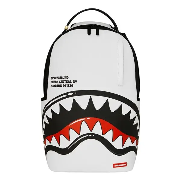 SPRAYGROUND Shark Central Bubble Shark Backpack - White
