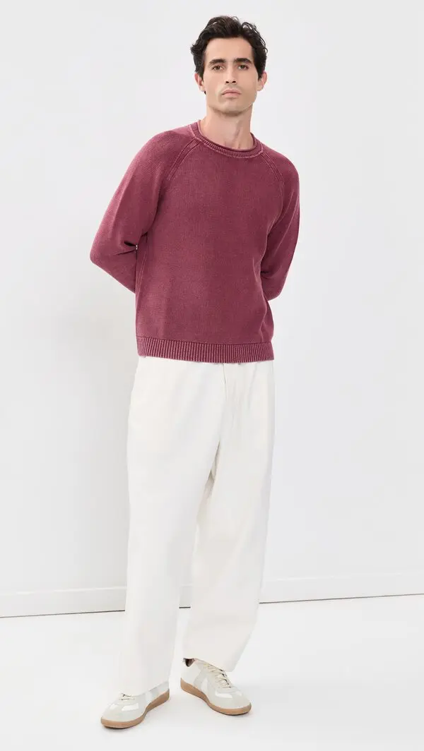 Marine Layer Garment Dye Roll Neck Sweater