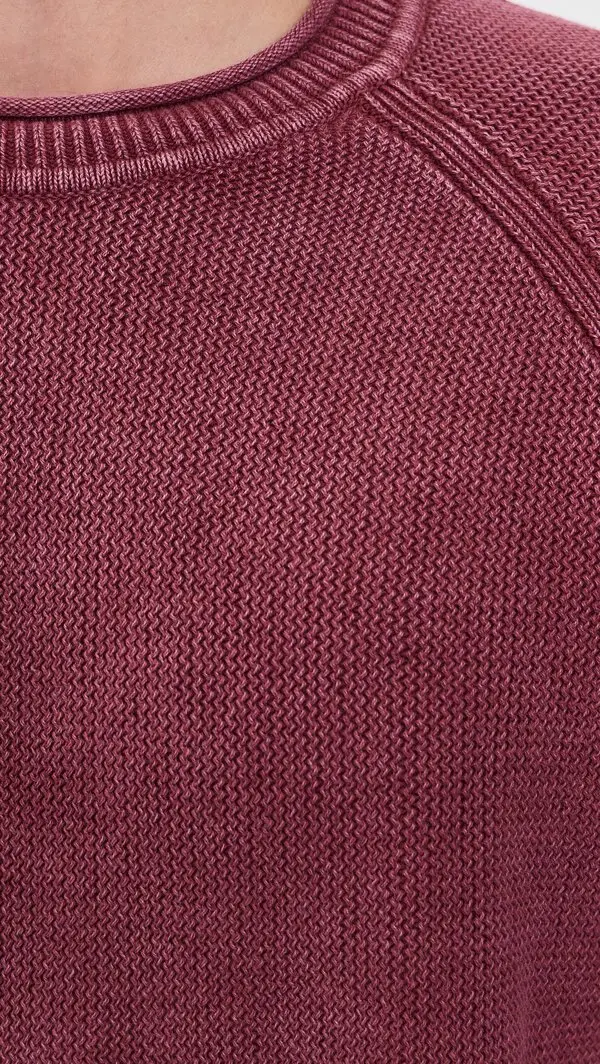 Marine Layer Garment Dye Roll Neck Sweater