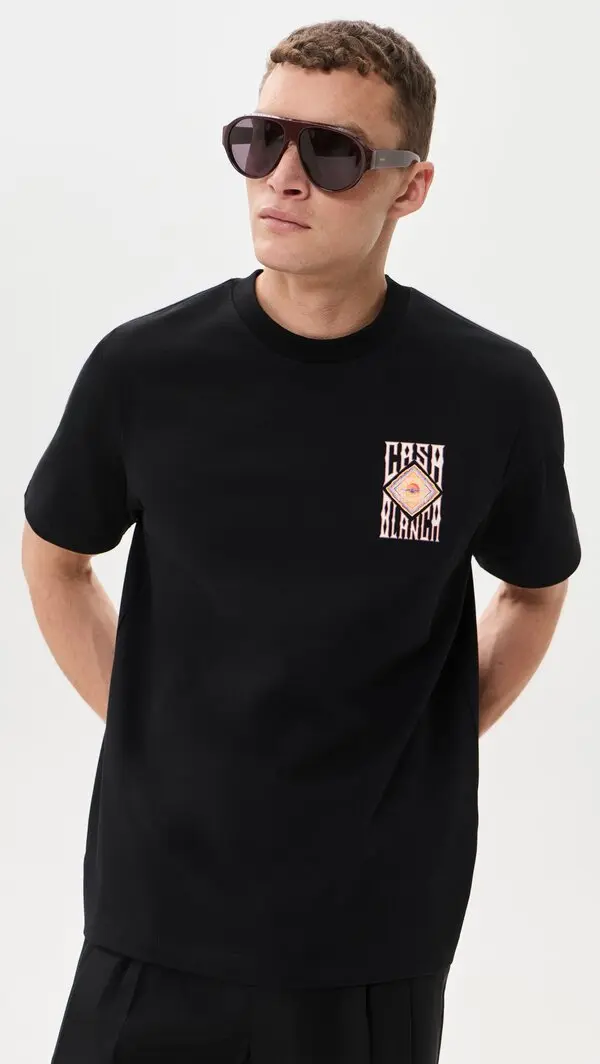 Casablanca Hermons Mirage Printed Classic T-shirt