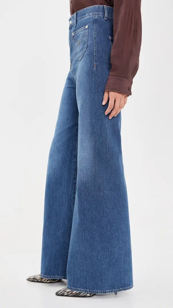 Veronica Beard Grant Western Stitch Jeans