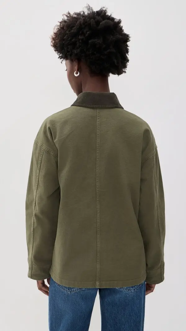 Faherty Brand Sunwashed Canvas Barn Jacket
