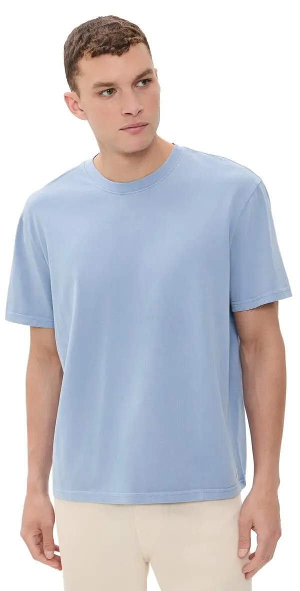 Marine Layer Relaxed Cloud 9 Jersey Tee - Coastal Blue