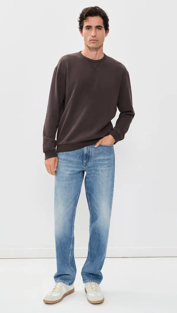Marine Layer Relaxed Cloud 9 Fleece Crew Neck Sweatshirt