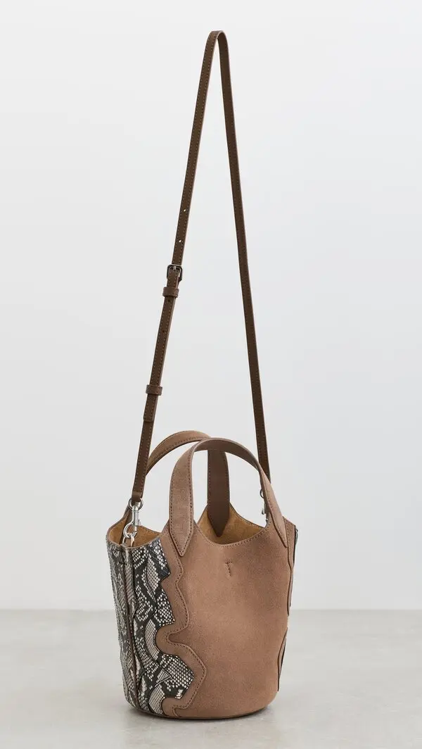 Veronica Beard Snake Embossed Anchor Bag