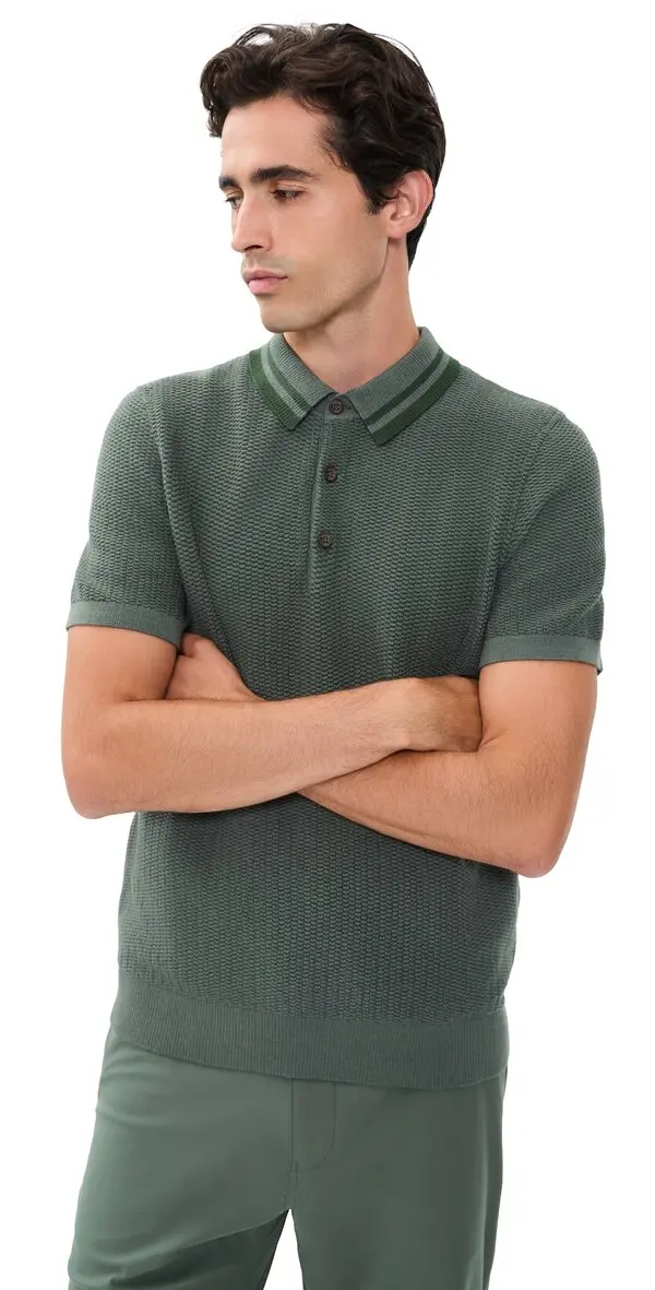 RHONE Fine Knit Sweater Polo