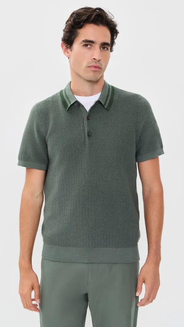 RHONE Fine Knit Sweater Polo