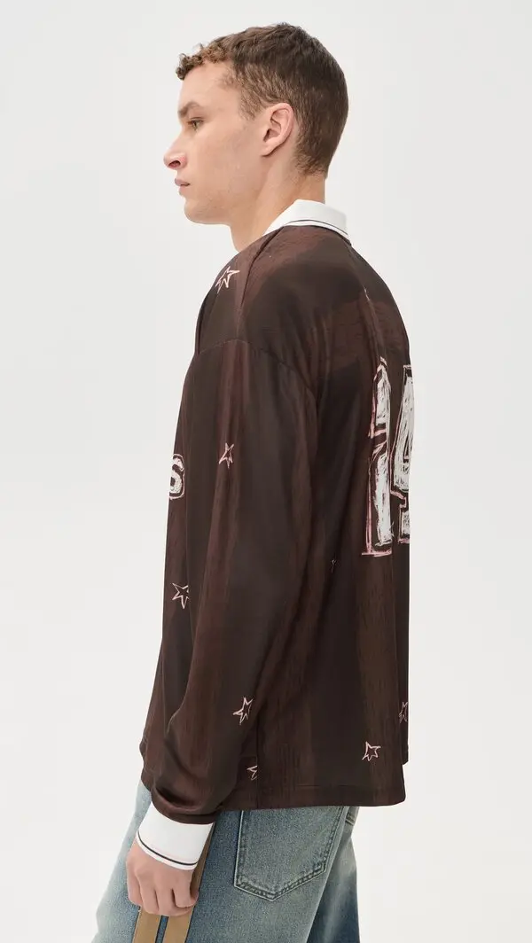 NAHMIAS Scribble Long Sleeve Soccer Jersey