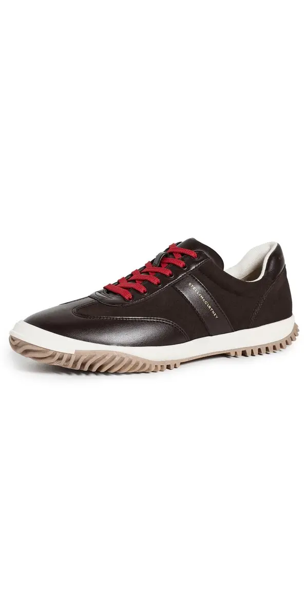 Stella McCartney Eco Outsole Alter Mat & Alter Suede Sneakers - Coffee