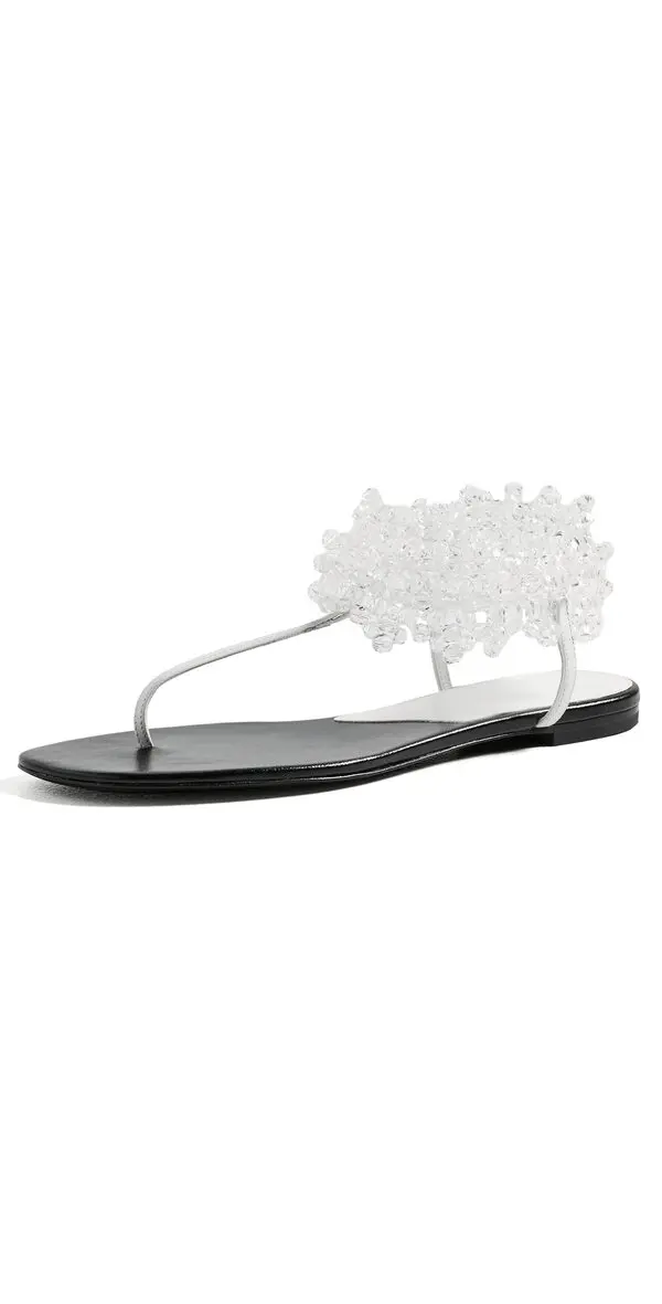 Tory Burch Beaded Flat Sandals