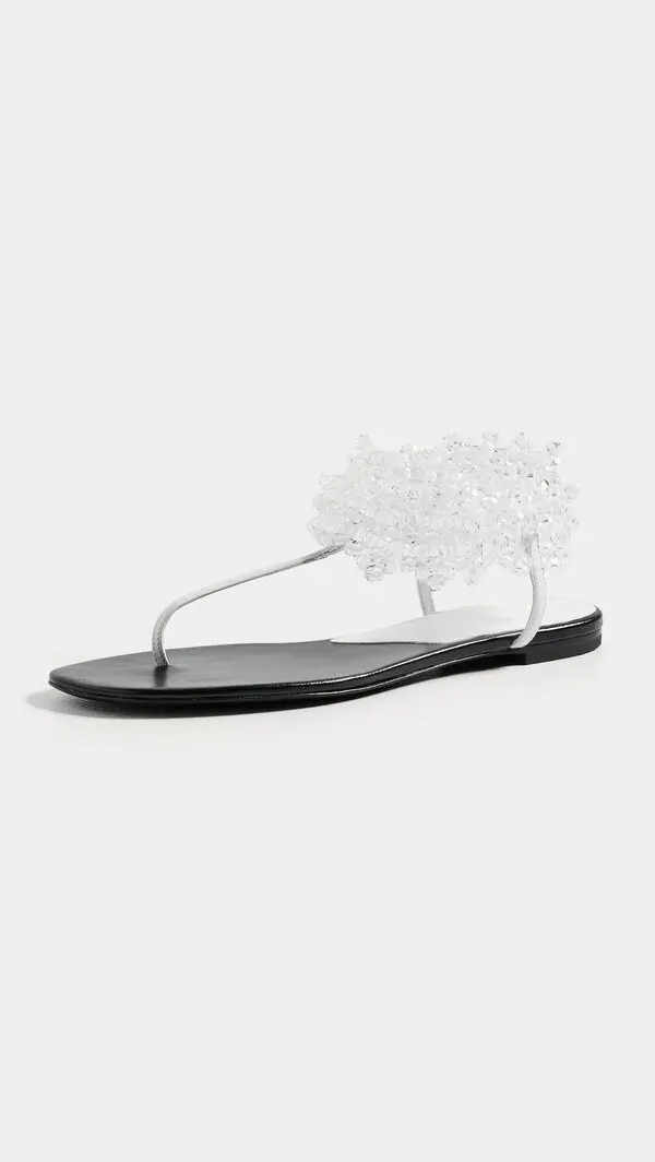 Tory Burch Beaded Flat Sandals