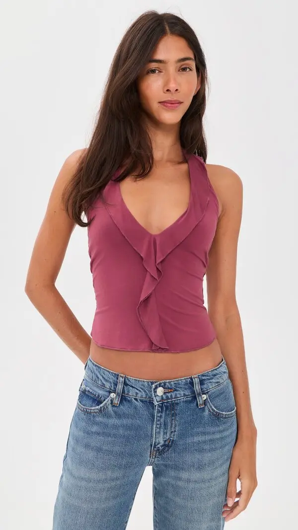 With Jéan Ruby Top