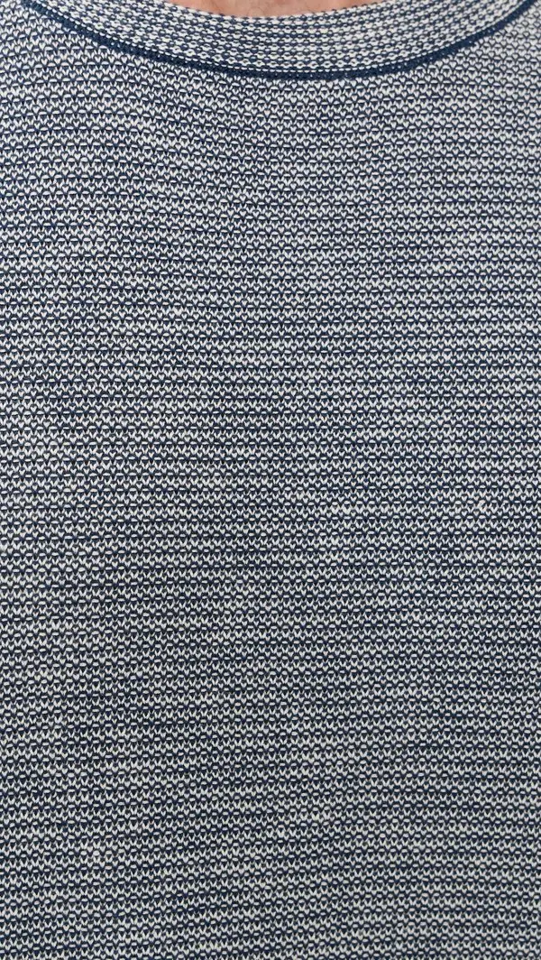 Billy Reid Tuck Stripe Crew Sweater