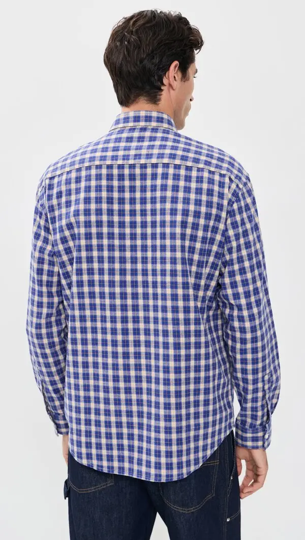 Nn07 Deon Check Button Down Shirt