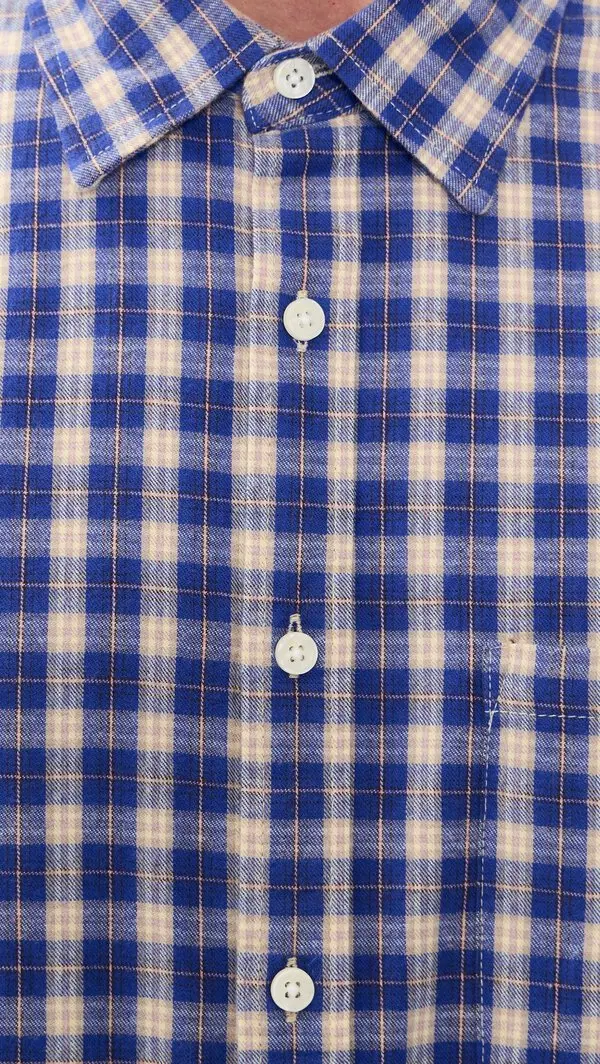 Nn07 Deon Check Button Down Shirt
