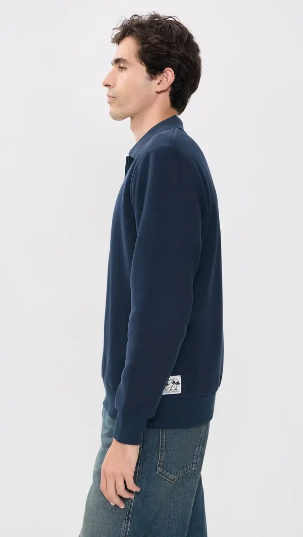 RHYTHM Pacific Vintage Fleece Quarter Zip