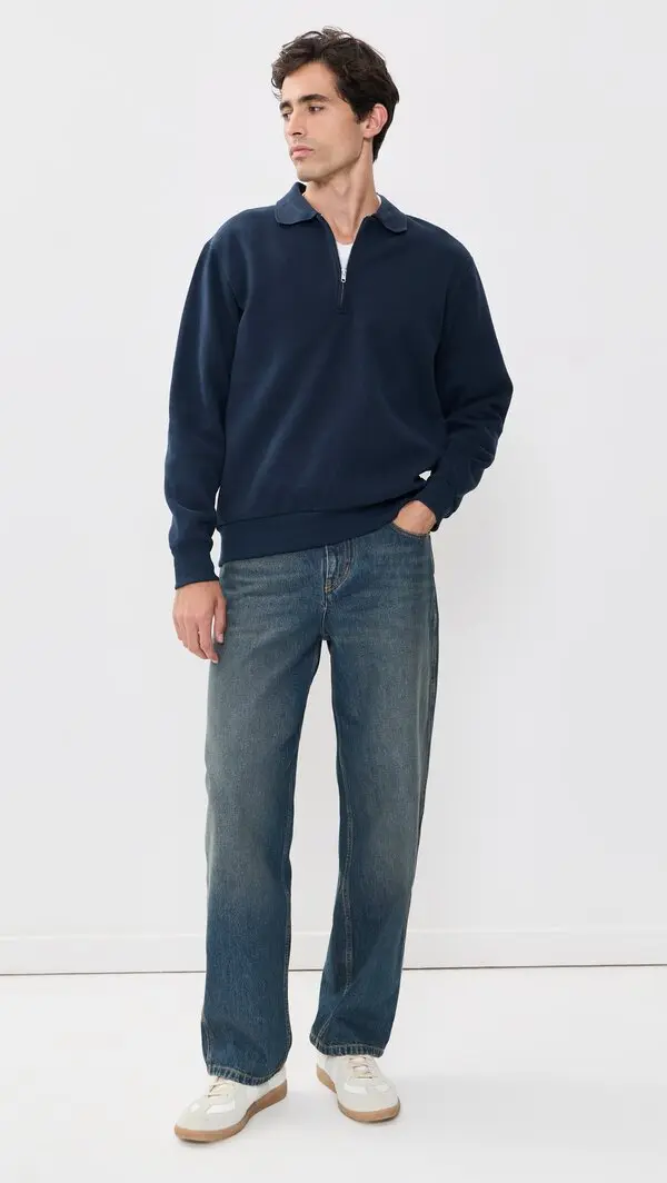 RHYTHM Pacific Vintage Fleece Quarter Zip