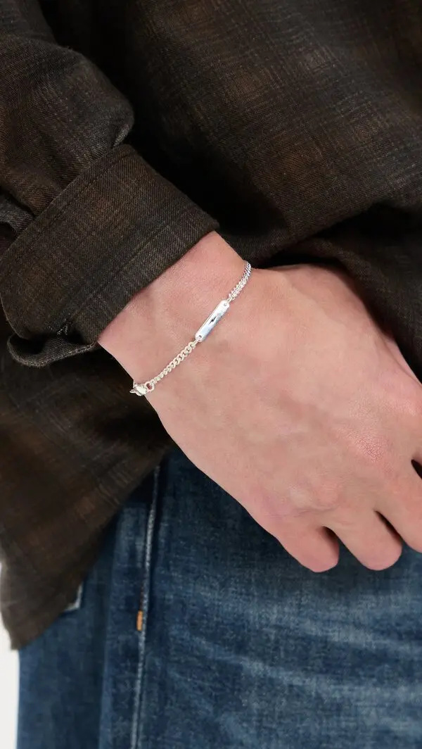 Shinola Gauge Chain Bracelet 3mm