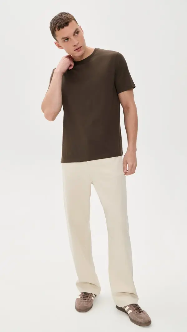 Theory Precise Tee - Classic Brown