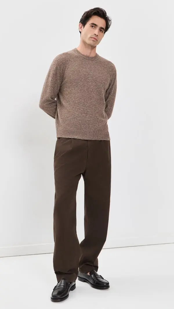 Nn07 Gavin Boucle Knit Crewneck Sweater