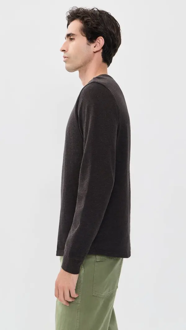 Marine Layer Luxe 250 Henley Tee