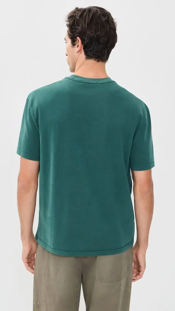 Marine Layer Relaxed Cloud 9 Sueded Jersey Tee - Rain Forest