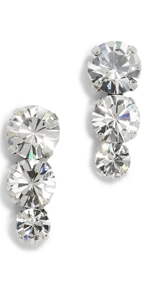Isabel Marant Étoile Stud Earrings - Transparent/silver