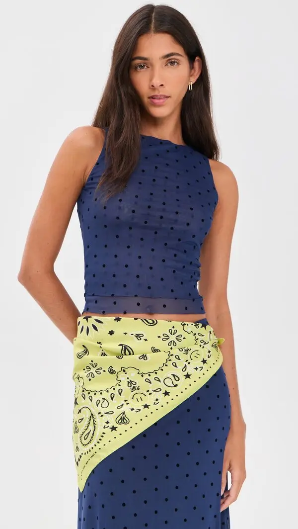 CALL IT BY YOUR NAME Silk Bandana Small - Yellow