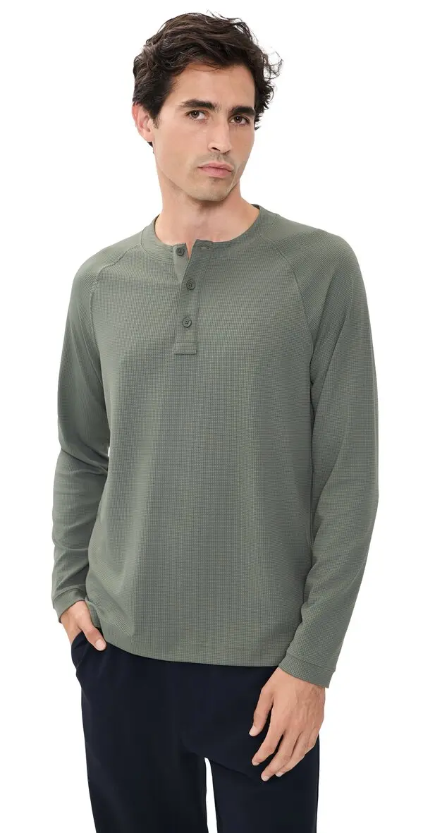 RHONE Waffle Tech Henley
