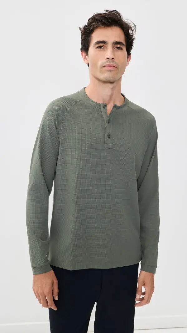 RHONE Waffle Tech Henley