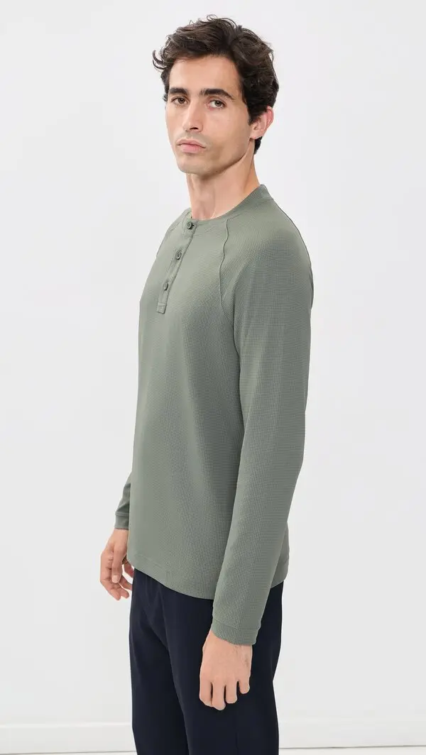 RHONE Waffle Tech Henley