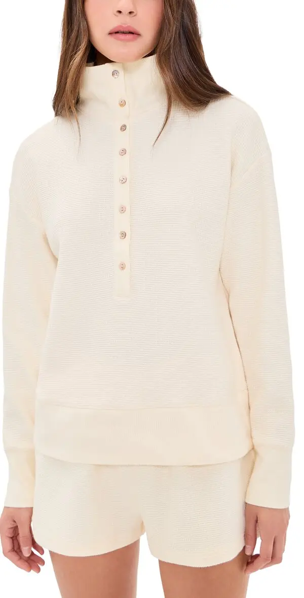 NEGATIVE Waffle Knit Pullover