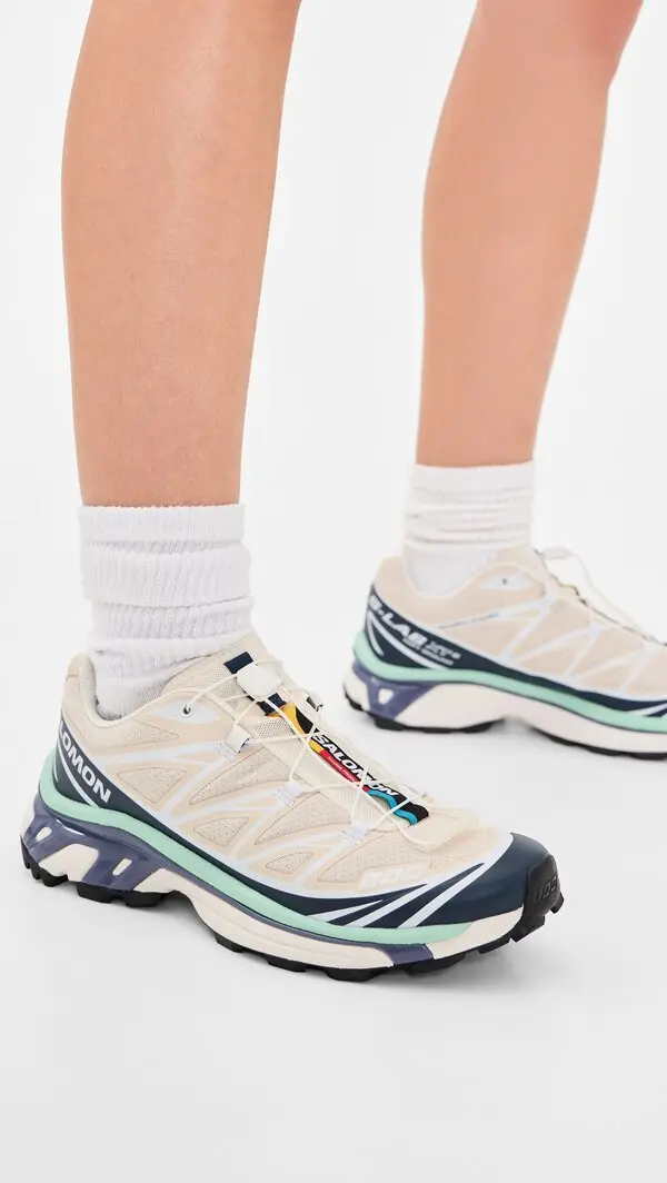 SALOMON Xt-6 Sneakers M 7.5/ W - Tapioca/spellbound/lichen