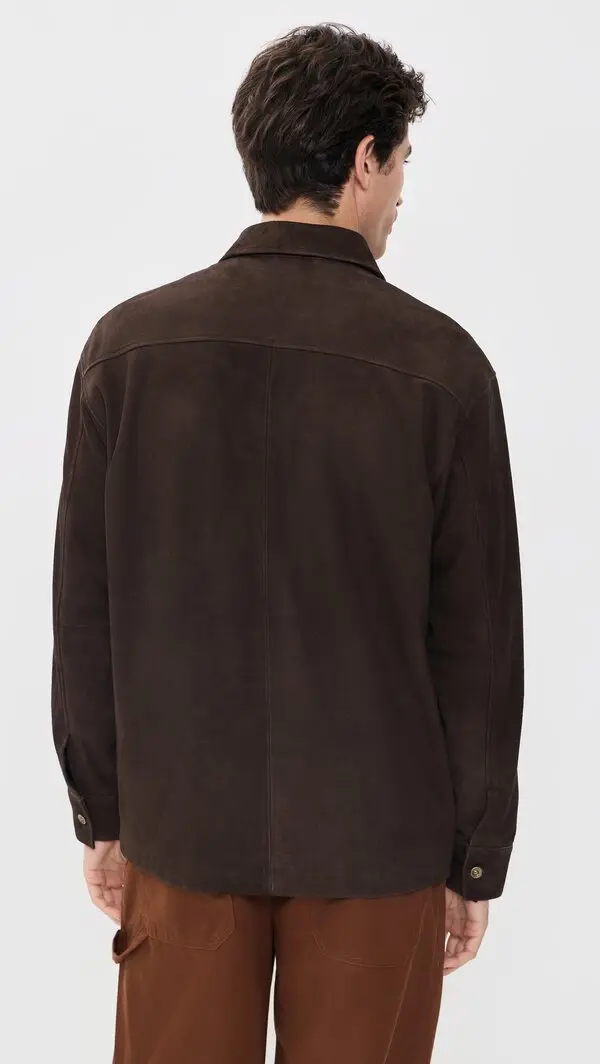 Nn07 Freddy Suede Overshirt