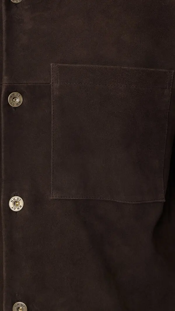 Nn07 Freddy Suede Overshirt