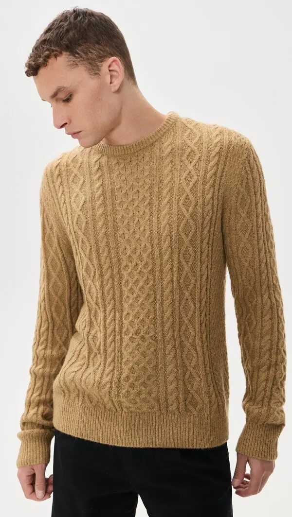 RHYTHM Mohair Fishermans Knit Sweater