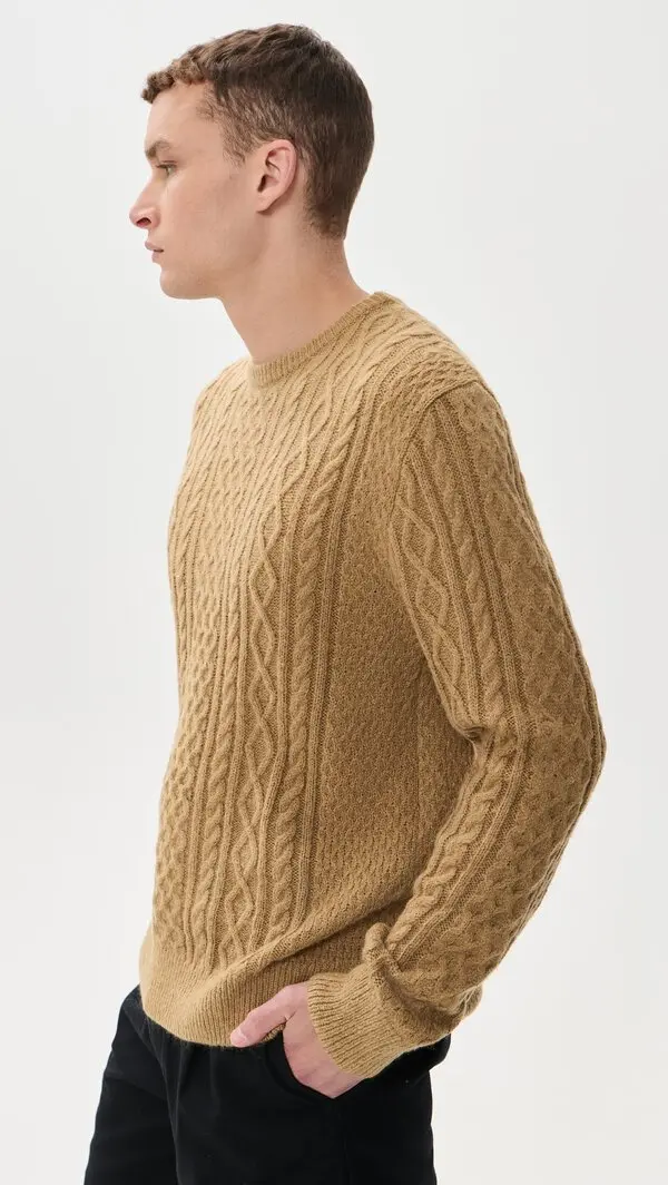 RHYTHM Mohair Fishermans Knit Sweater