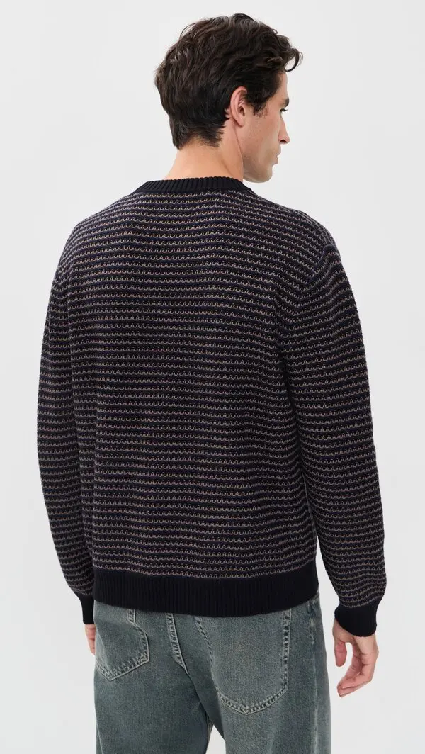Nn07 Russell Textured Stripe Sweater