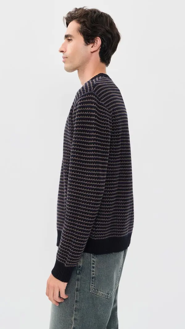 Nn07 Russell Textured Stripe Sweater