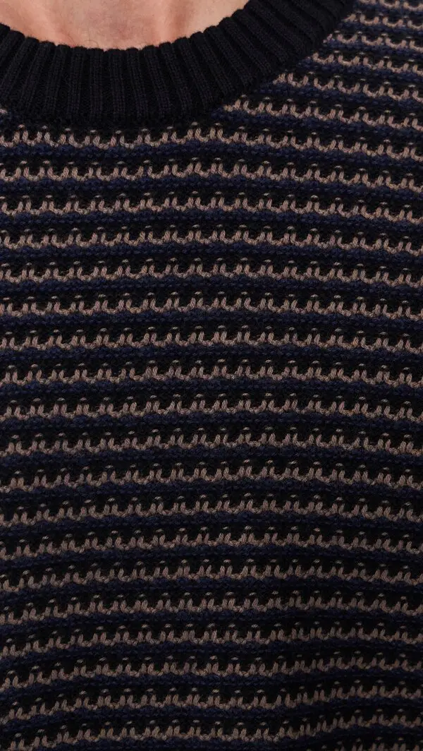 Nn07 Russell Textured Stripe Sweater