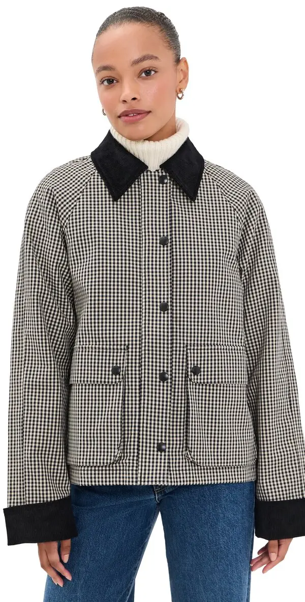 Good American The Heritage Jacket - Black Check