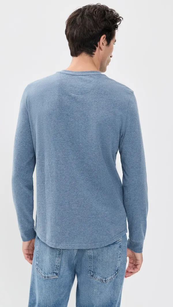 Marine Layer Luxe 250 Henley Tee
