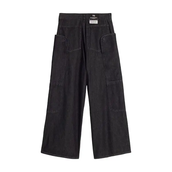 Adidas X Y-3 Denim Straight Leg Pants Asia Sizing