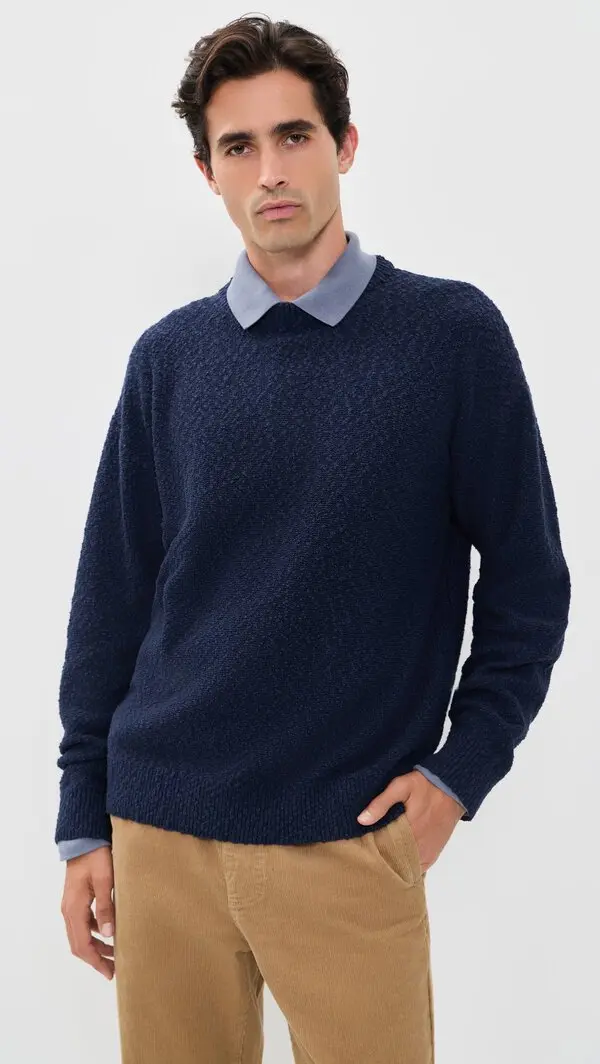 RHYTHM Worn Path Knit Sweater