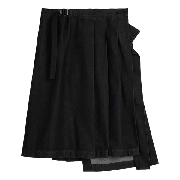 Adidas X Y-3 Denim Skirt Asia Sizing - Black