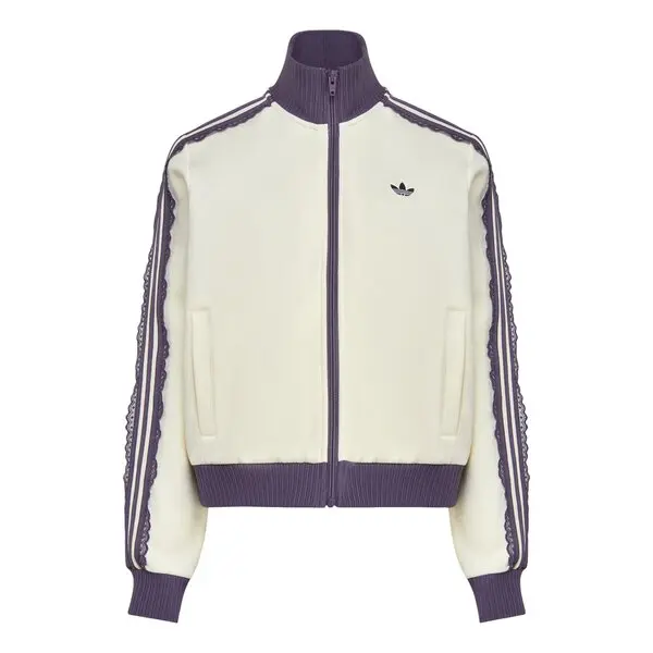 Adidas Knit Track Top - Off White