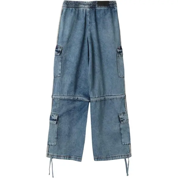 Adidas Mid-rise 2-in-1 Denim Pants - Worn Blue Denim