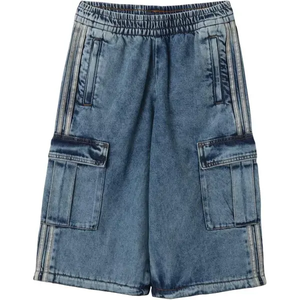 Adidas Mid-rise 2-in-1 Denim Pants - Worn Blue Denim