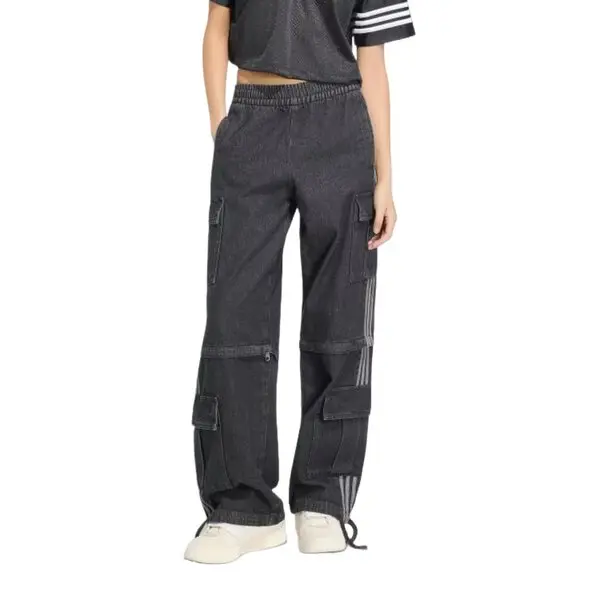 Adidas Mid-rise 2-in-1 Denim Pants Asia Sizing 'true Denim