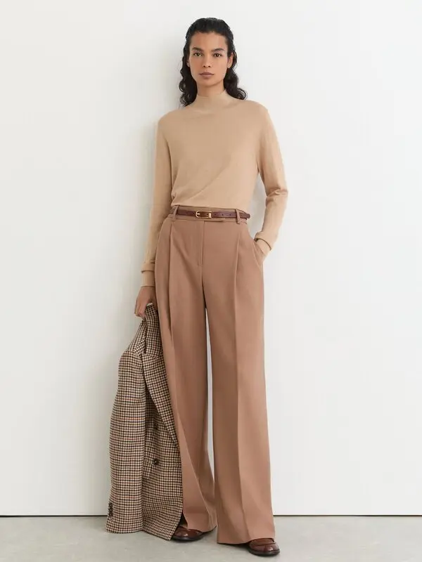 REISS Rina Ultra-soft Merino Wool High-neck Jumper